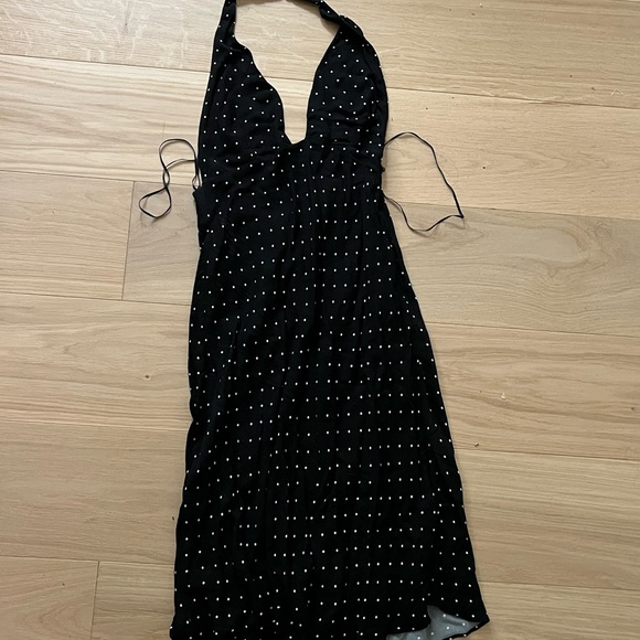 Zara | Dresses | Zara Black And White Backless Dress | Poshmark